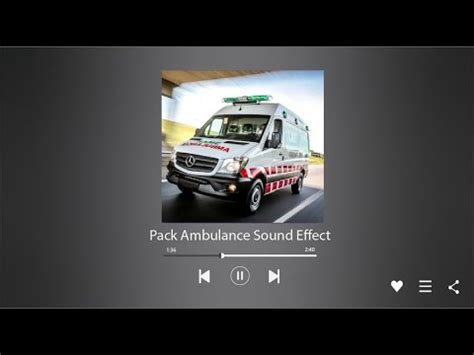Ambulance Sound Effect Free Download Mp4wav Youtube