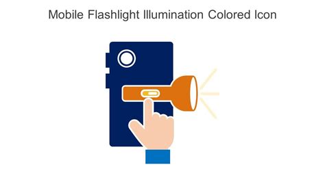 Mobile Flashlight Illumination Colored Icon In Powerpoint Pptx Png And