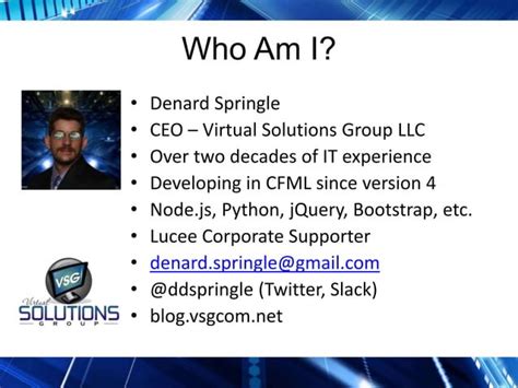 Coldfusion Code Security Best Practices Ncdevcon 2015 Ppt