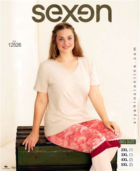 قیمت خرید پیراهن نخی زنانه سایز بزرگ 14710 ترک Sexen