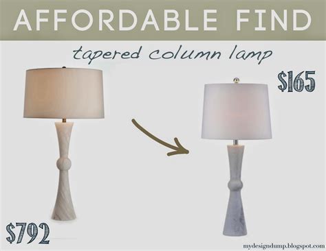 Design Dump Affordable Find Marble Column Lamp