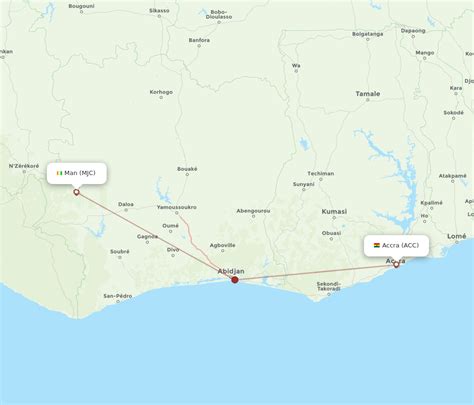 Flights From Man To Accra Mjc To Acc Airlines And Best Routes