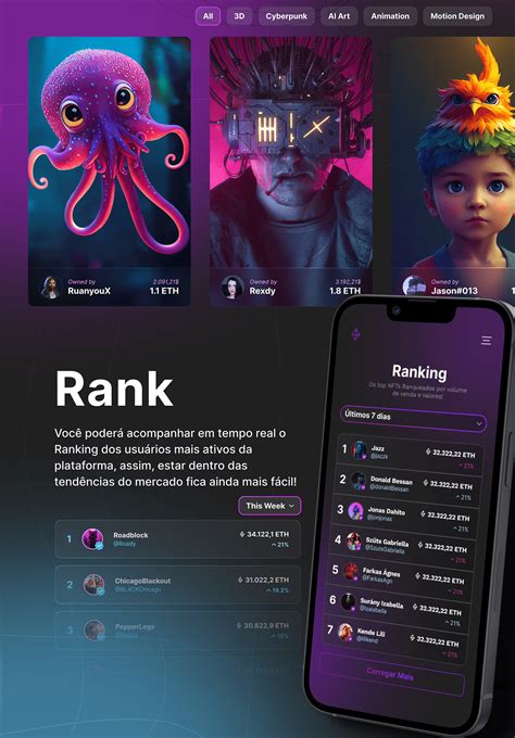 Crypto NFT MarketPlace UI UX Design Fictitious Project On Behance