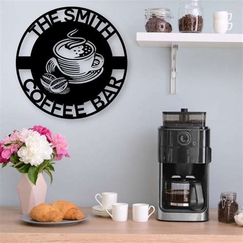 Elegant Coffee Station Sign For Home Elevate Your Morning Ritual