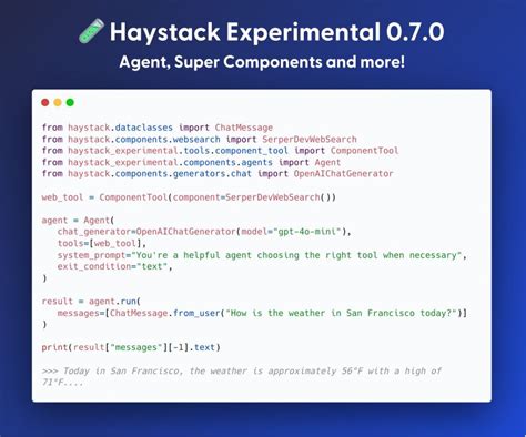 Haystack Agents Opensource Aiagents Deepset