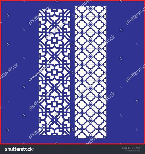 Jali Design Graphic Cncrouter Geometric Laser Stock Vector Royalty Free 2101345696 Shutterstock