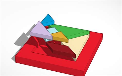 3d Design Tangram Tinkercad