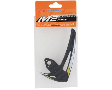 Omphobby M2 Evo Vertical Fin Yellow Omp Oshm2328y Amain Hobbies