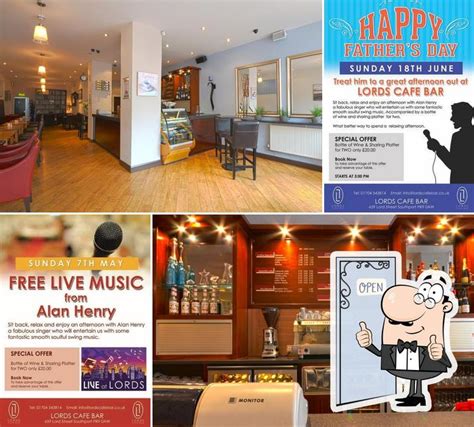 Lords Cafe Bar In Southport Restaurant Reviews