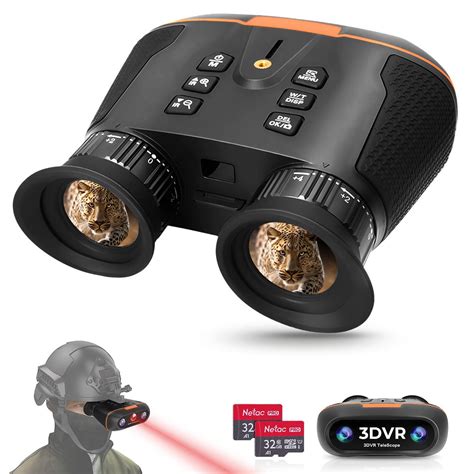 Night Vision Binoculars 3d Vr Head Mounted 8k 96mp 100in Visual Effect