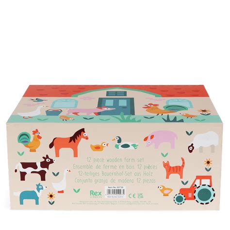 wooden Farm Playset ﻿rex London
