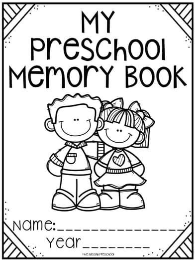 Preschool Memory Book By The Blissful Preschool Tpt In 2024 Preschool Memories Preschool