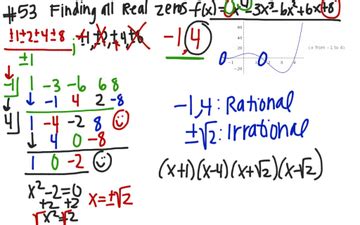 Finding All Real Zeros Educreations