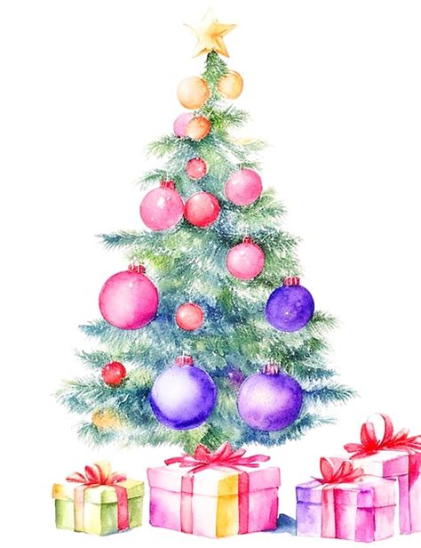 Premium Ai Image Christmas Tree Concept Generated By Ai