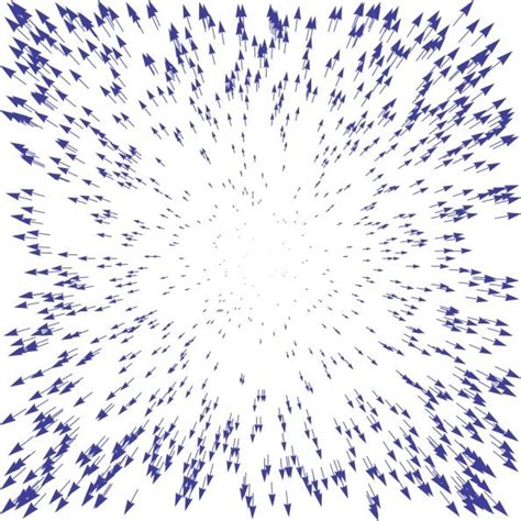 A Sample Optic Flow Field Used In The Model Simulations The Base Of Download Scientific