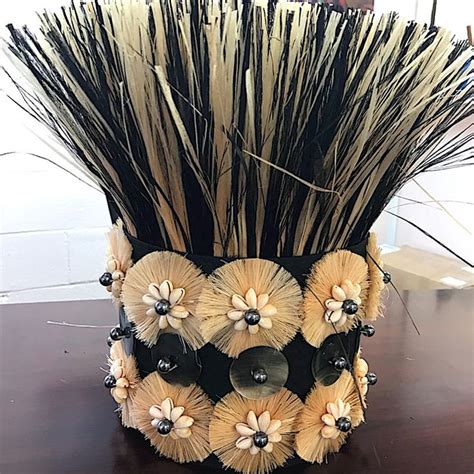 Hawaii Tahitian Maori Flowers Polynesian Dance Hat Tahitian Dance