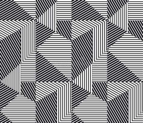Vector Op Art Pattern Optical Cube Illusion Abstract Background Stock