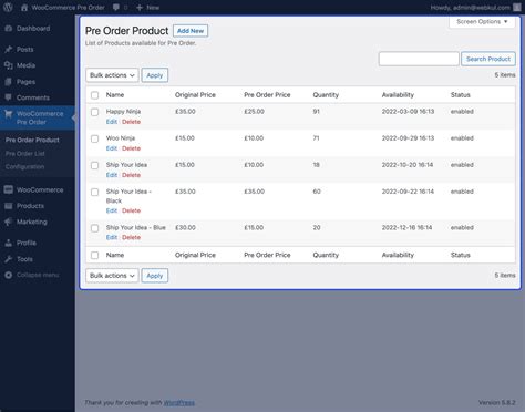 Wordpress Woocommerce Pre Order Plugin By Webkul Codecanyon