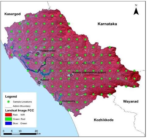 Map Showing Sample Points 3 6 Analysis Using Spss A Statistical Download Scientific Diagram