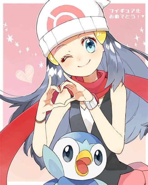 Dawn And Piplup Pokemon And More Drawn By Sasairebun Danbooru