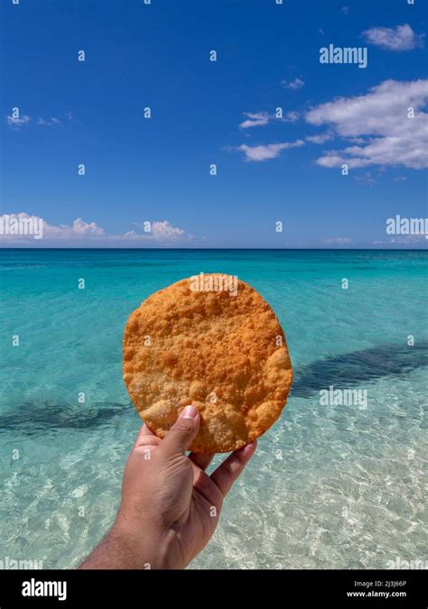 Johnnys Cake Or Yaniqueque A Fry Bread Made In The Dominican Republic