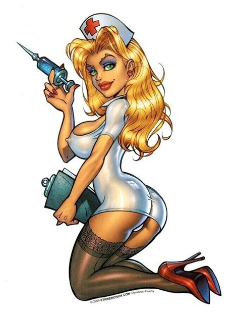 Sexy Nurse Cartoon