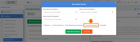 sending emails clientdisputemanager