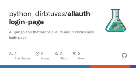 Github Python Dirbtuves Allauth Login Page A Django App That Wraps