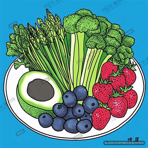 Ai创作图素菜拼盘插画 果蔬线条画 色彩与食物 蔬菜手绘图 绿色食品手绘 蔬菜创意手绘 插画插图减脂餐 果蔬卡通线条 蔬菜设计图 蔬菜水果设计 食物简笔画填色图案 水果蔬菜餐 水果蔬菜色彩搭配