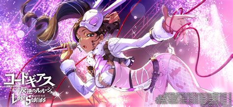 Kagari Savitri Code Geass Code Geass Lost Stories Highres Tagme Mask Microphone Image