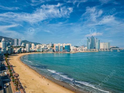 Gwangalli Beach In Busan Photo Background And Picture For Free Download