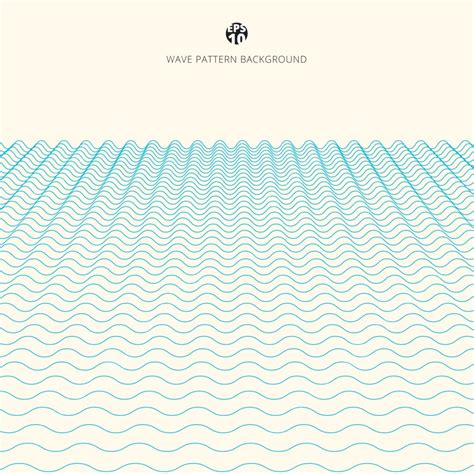 Abstract Blue Lines Wave Perspective Background Arch Vector Line