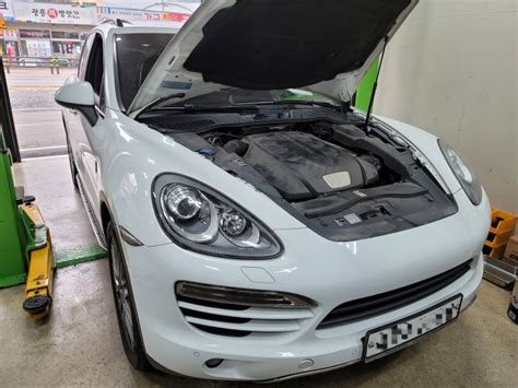 포르쉐 카이엔30 디젤 냉각수부동액누수 냉각수차단벨브and오일쿨러가스켓 엔진오일누유수리 오일필터하우징 교환 남양주수입차정비 샤인모터스 네이버 블로그