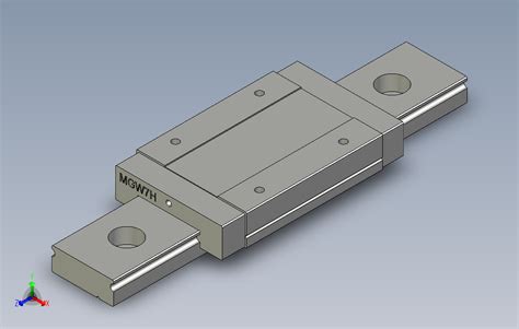 MGW7H上银KK直线模组 stp STEP 模型图纸下载 懒石网