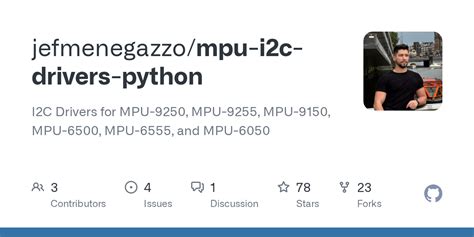 Mpu I2c Drivers Pythonmpu9250jmdevfakesmbuspy At Master · Jefmenegazzompu I2c Drivers