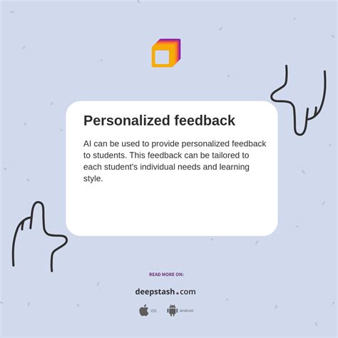Personalized Feedback Deepstash