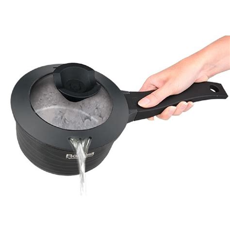 Тенджера с капак Rondell Walzer Rda 764 1 3 л Алуминий незалепващ титан за всички видове