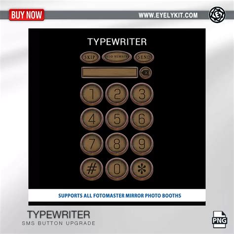 Fotomaster Sms Buttons Typewriter