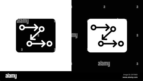 Process Method Step Procedure Or Workflow Icon Set In Black And