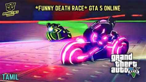 Part 1 Funny Death Race Gta 5 Online Tamil Gameplay Funny Moments