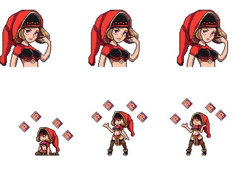 Took A Break From Making Tile Sets To Make Some Character Sprites Undecided On A Name Yet But
