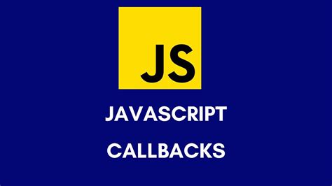 Callbacks JavaScript YouTube