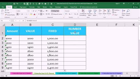 Value Vs Fixed Vs Numbervalue Text Function With Examples In Ms Office