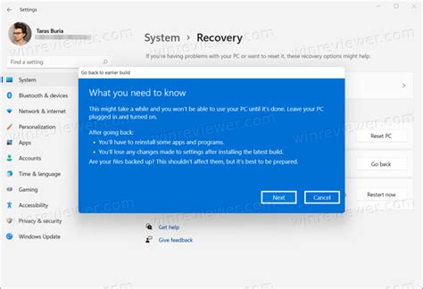 Как откатить Windows 11 и вернуть Windows 10