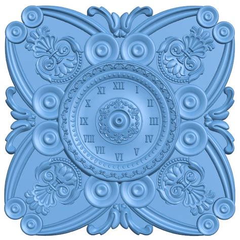 Wall Clock Pattern 3d Model Vector Files