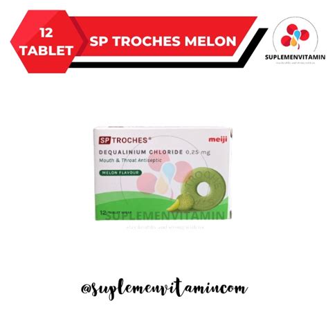 Jual Sp Troches Rasa Melon Obat Untuk Mulut Dan Sakit Tenggorokan Box