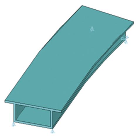 Single Span Curved Beam Finite Element Model Download Scientific Diagram