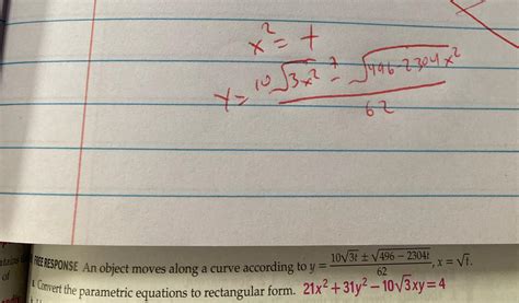 What Did I Do Wrong Also Does “rectangular Form” Need To Be