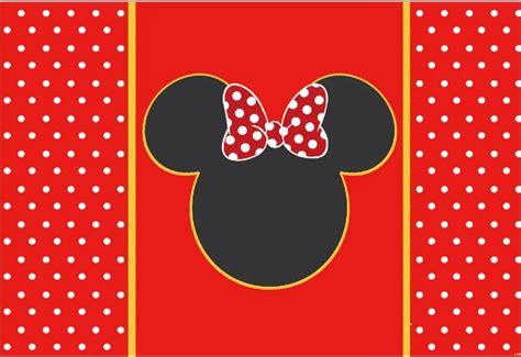 Minnie Mouse Polka Dot Background