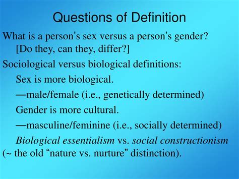 PPT Gender Sex PowerPoint Presentation Free Download ID 1428494
